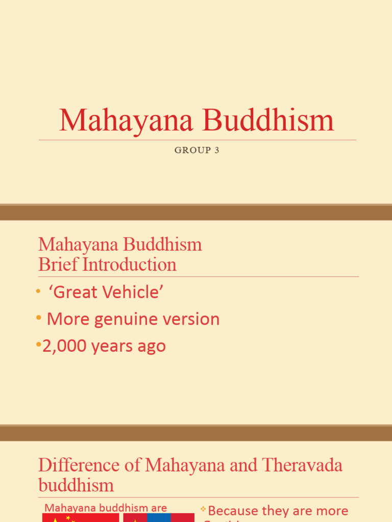 Mahayana-Buddhism Group 3 | PDF | Mahayana | Bodhisattva