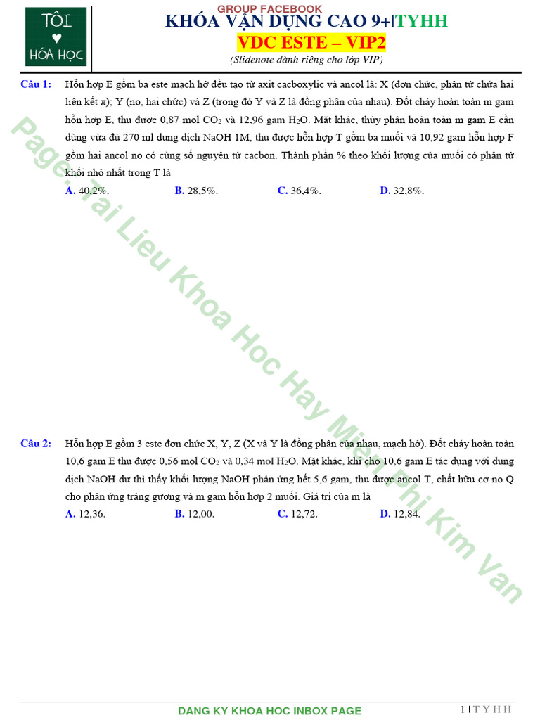 VDC ESTE - VIP2 - File đề | PDF