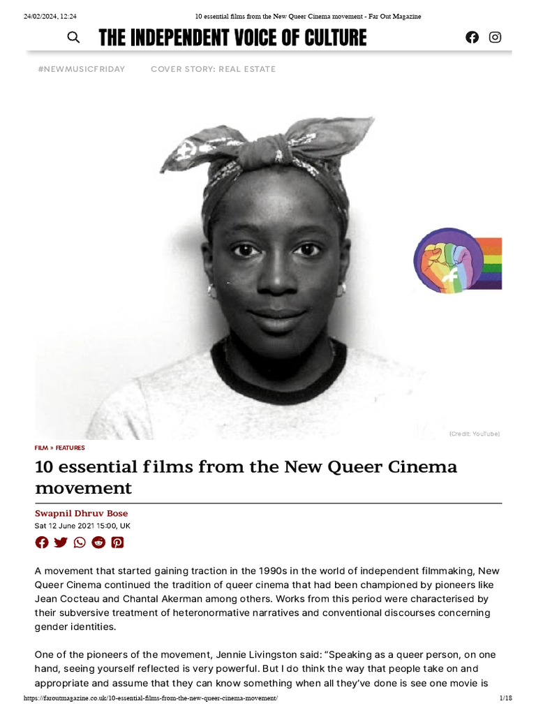 10 Essential Films From The New Queer Cinema Movement - Far Out ...