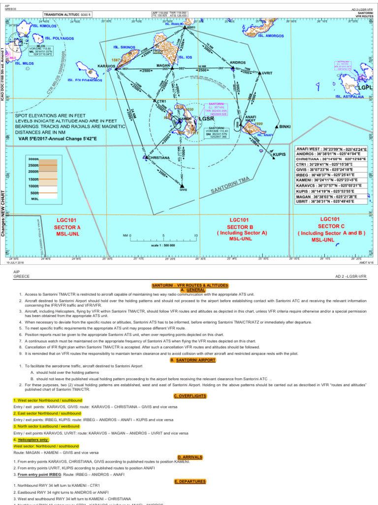 LGSR VFR | PDF | Visual Flight Rules | Instrument Flight Rules
