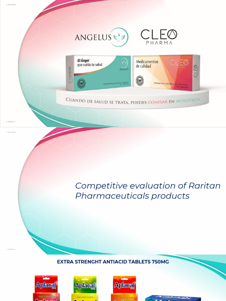 Competitive Evaluation of Raritan Pharmaceuticals Products | PDF ...