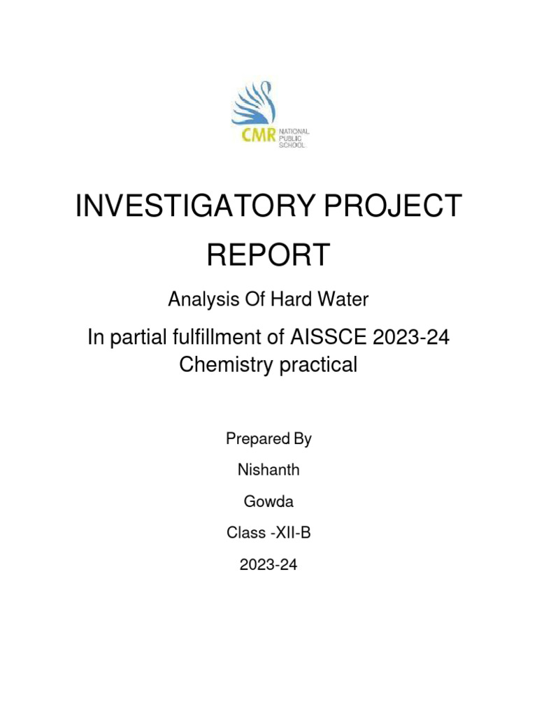 Chem Project Final (2) - Removed | PDF