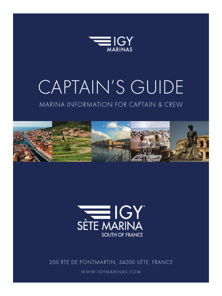 Captain Welcome Guide Igy Marina Sete | PDF