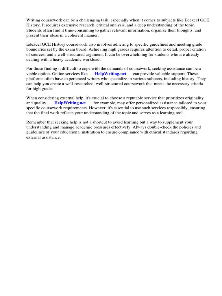 Edexcel Gce History Coursework Grade Boundaries | PDF | Qualifications ... Edexcel Gce History Coursework Grade Boundaries | PDF | Qualifications ...