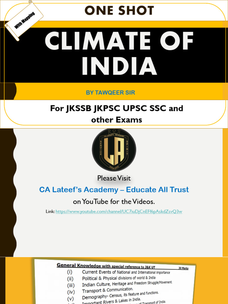 Climate of India - 3f031f3c 0b2f 41e4 Bbd4 F08e8dbebd23 | PDF