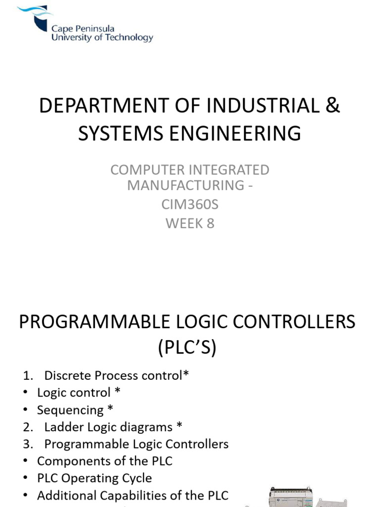 PLCs Cim | PDF | Programmable Logic Controller | Input/Output