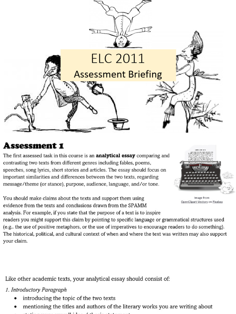 ELC2011 Week 5 Assessment Briefing | PDF ELC2011 Week 5 Assessment Briefing | PDF