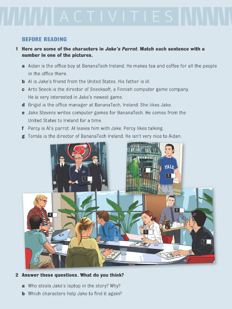 Jake S Parrot (Actividades) | PDF