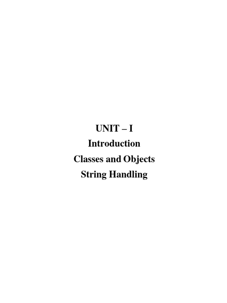 Unit 1 Java Notes Pdf 7566