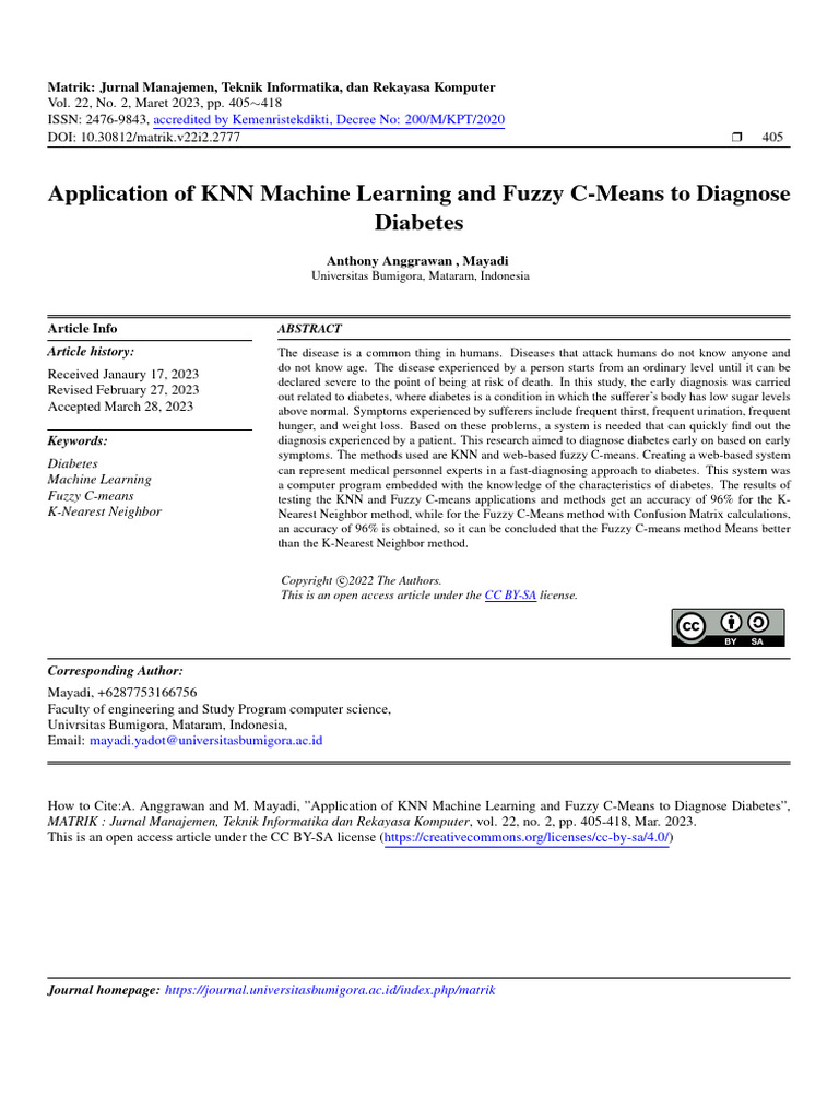 2777-Article Text-14832-2-10-20230331 | PDF | Medical Diagnosis ...