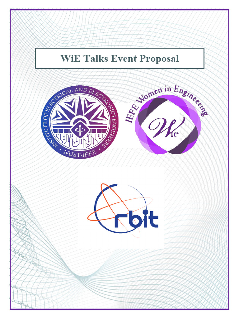 IEEE - SPONSORSHIP - PROPOSAL WiE X OrbitHead | PDF