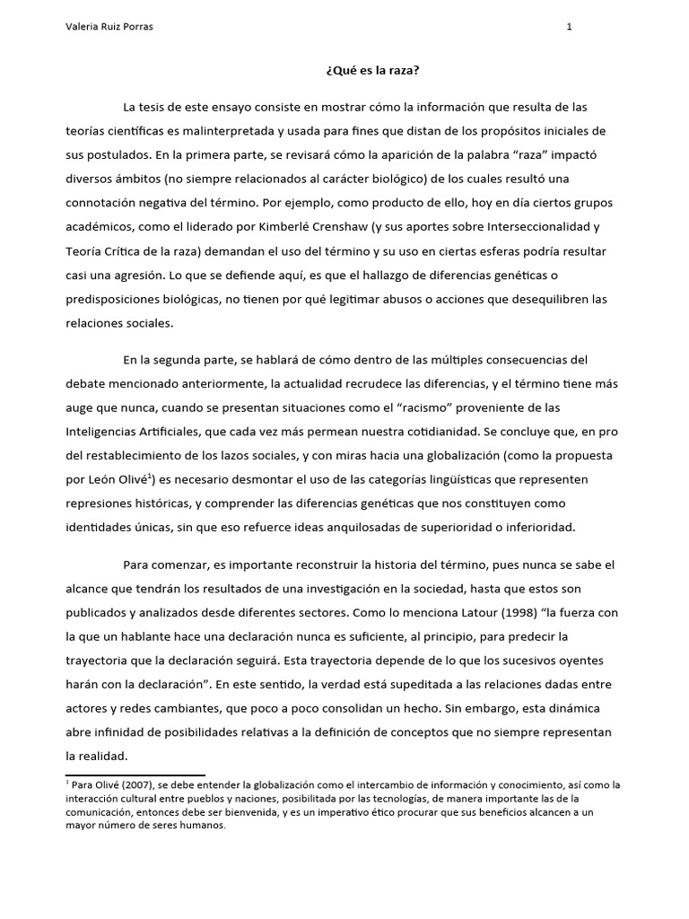 RAZA | Descargar gratis PDF | Raza (categorización humana ...