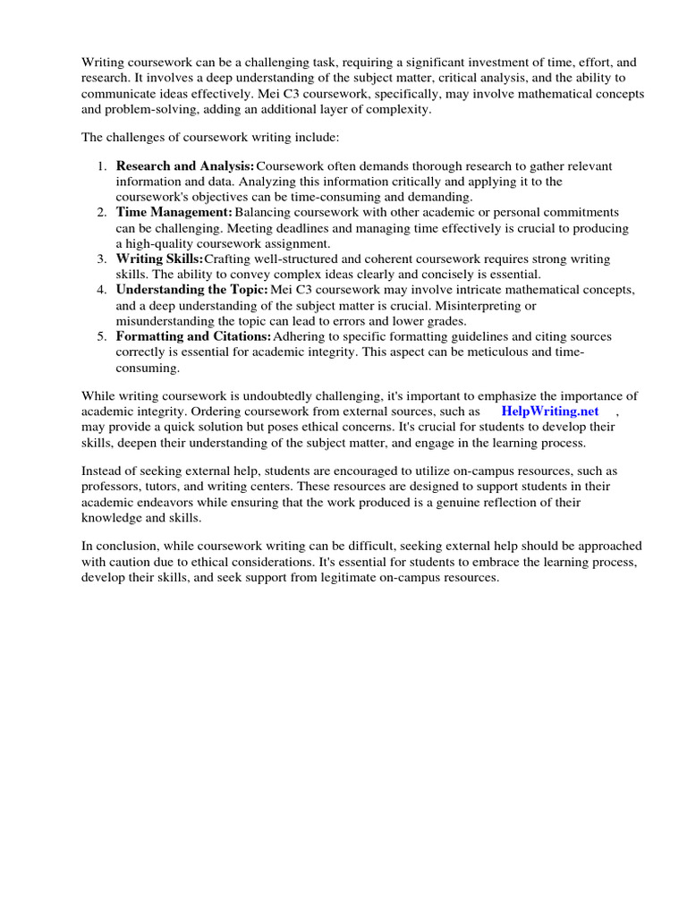 Mei c3 Coursework Sample | PDF | Numerical Analysis | Mathematics