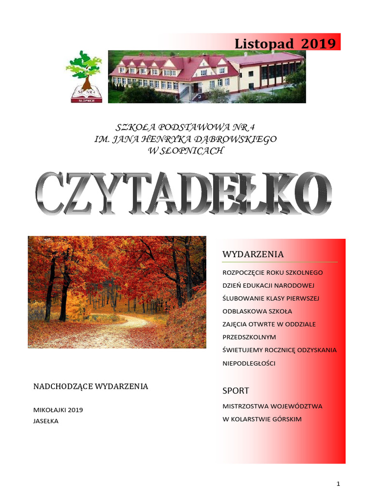 Czytadelko Listopad 2019 | PDF