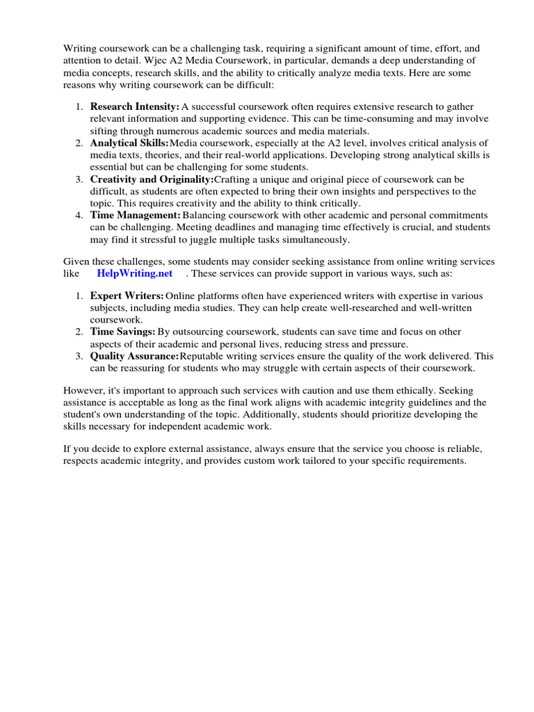 Wjec A2 Media Coursework Examples | PDF | Critical Thinking | Creativity