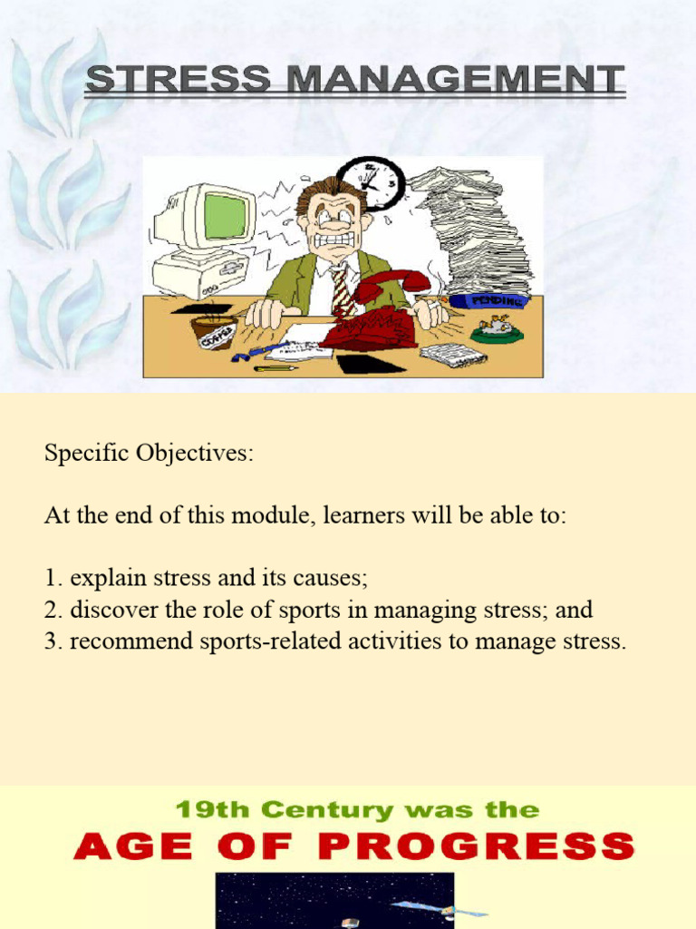 Hope 2&4 Role of Sports in Stress Management | PDF | Stress (Biology ...