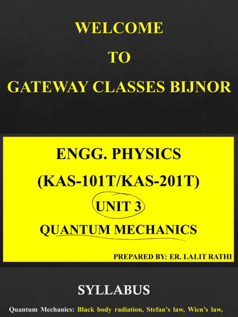 PH Unit 3 Lect 2 | PDF