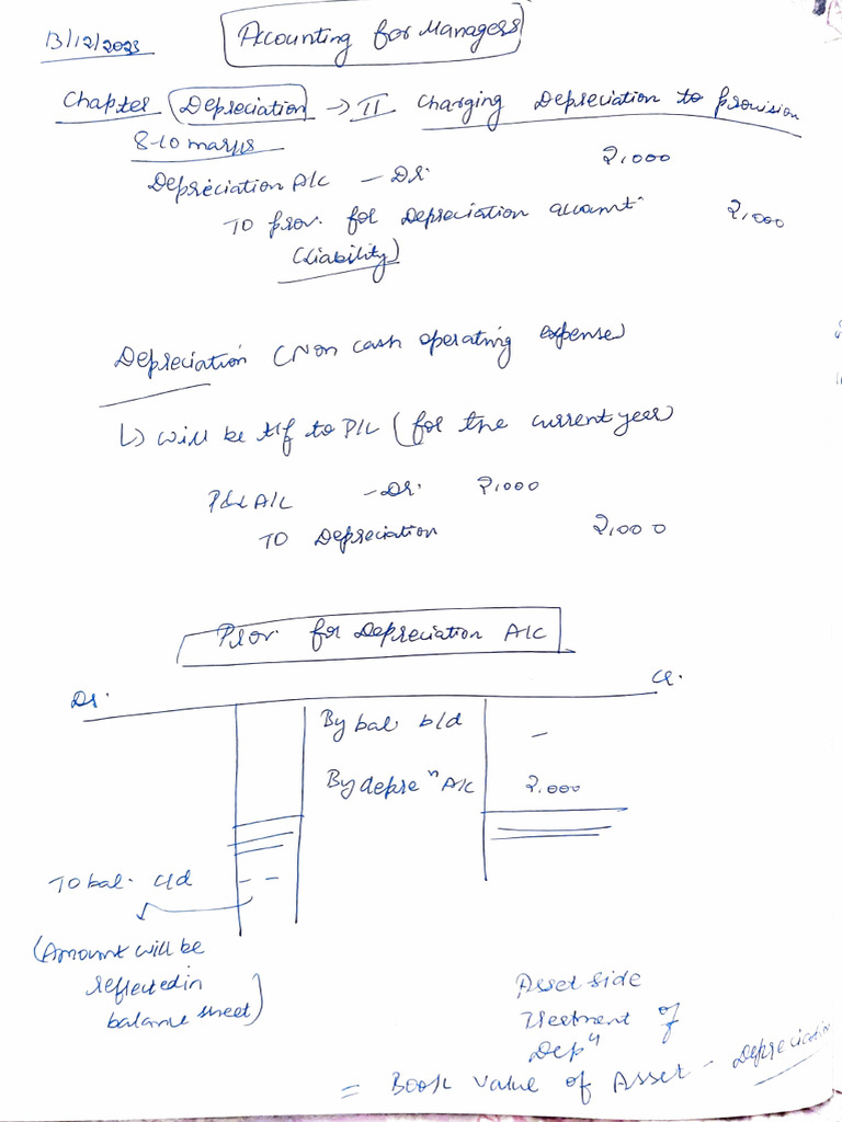 Depreciation and Inventory Class Notes | PDF