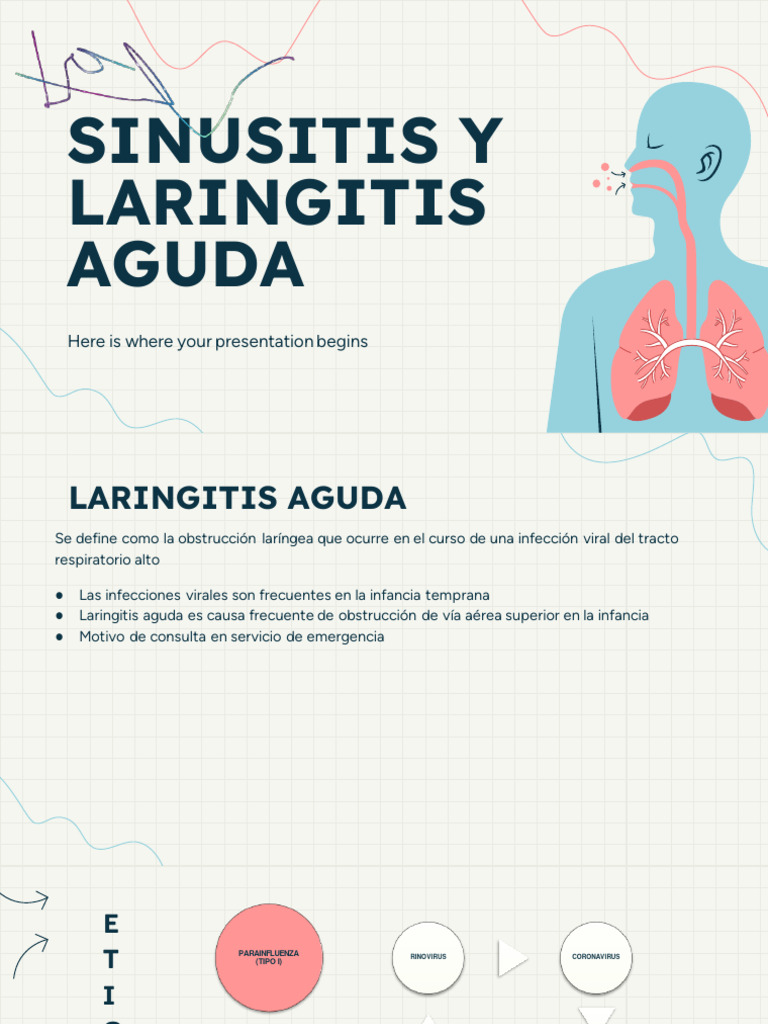 Laringitis y Sinusitis: Guía Completa | PDF