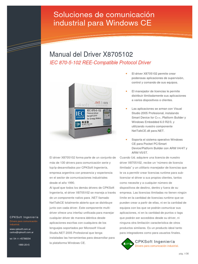 X8705102 WinCE Castellano | PDF | Microsoft Windows | Archivo de ...