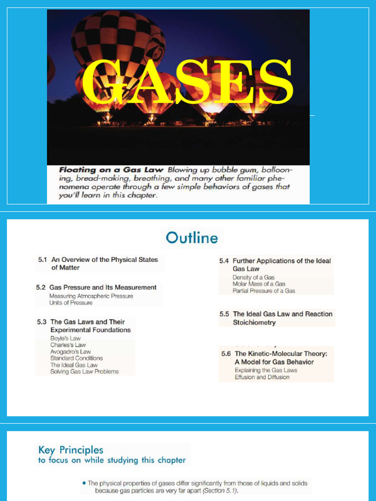 Gases Pdf Gases Liquids