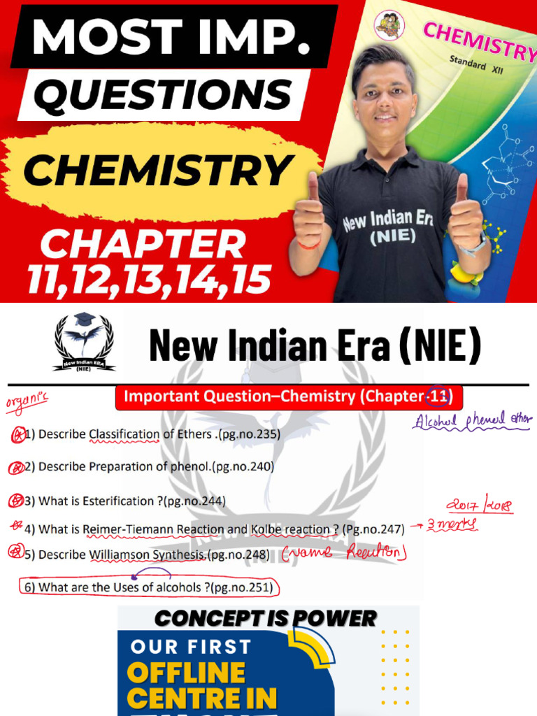 Imp Chapter 11,12,13,14,15 Chemistry | PDF