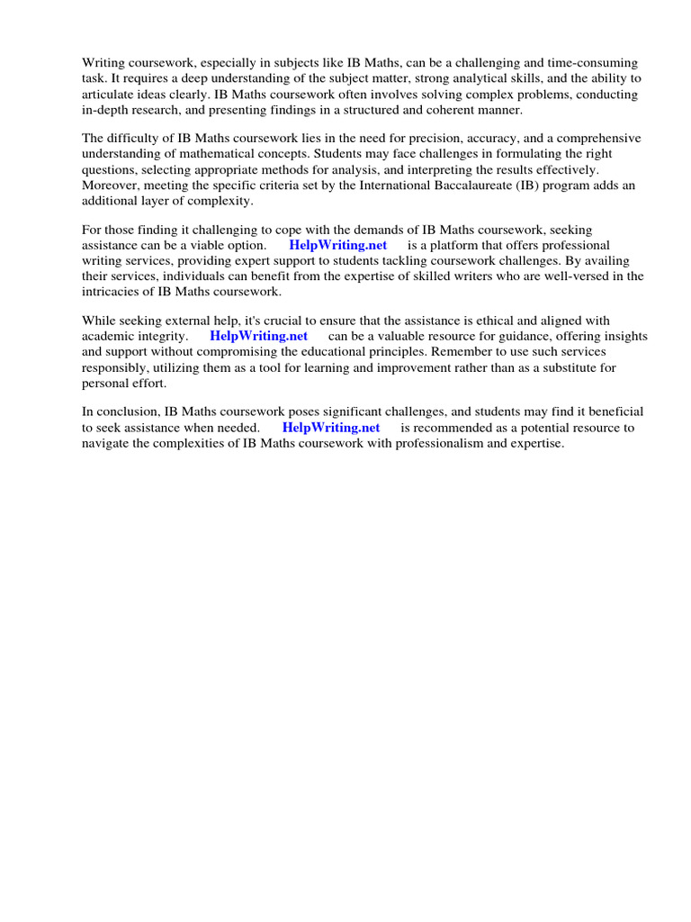 IB Maths Coursework Support | PDF | Mathematics | Sat