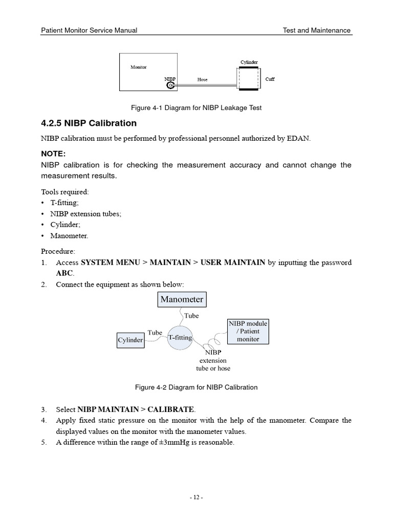 EDAiM8 - NIBP CALIBRATIONiryy | Download Free PDF | Calibration ...
