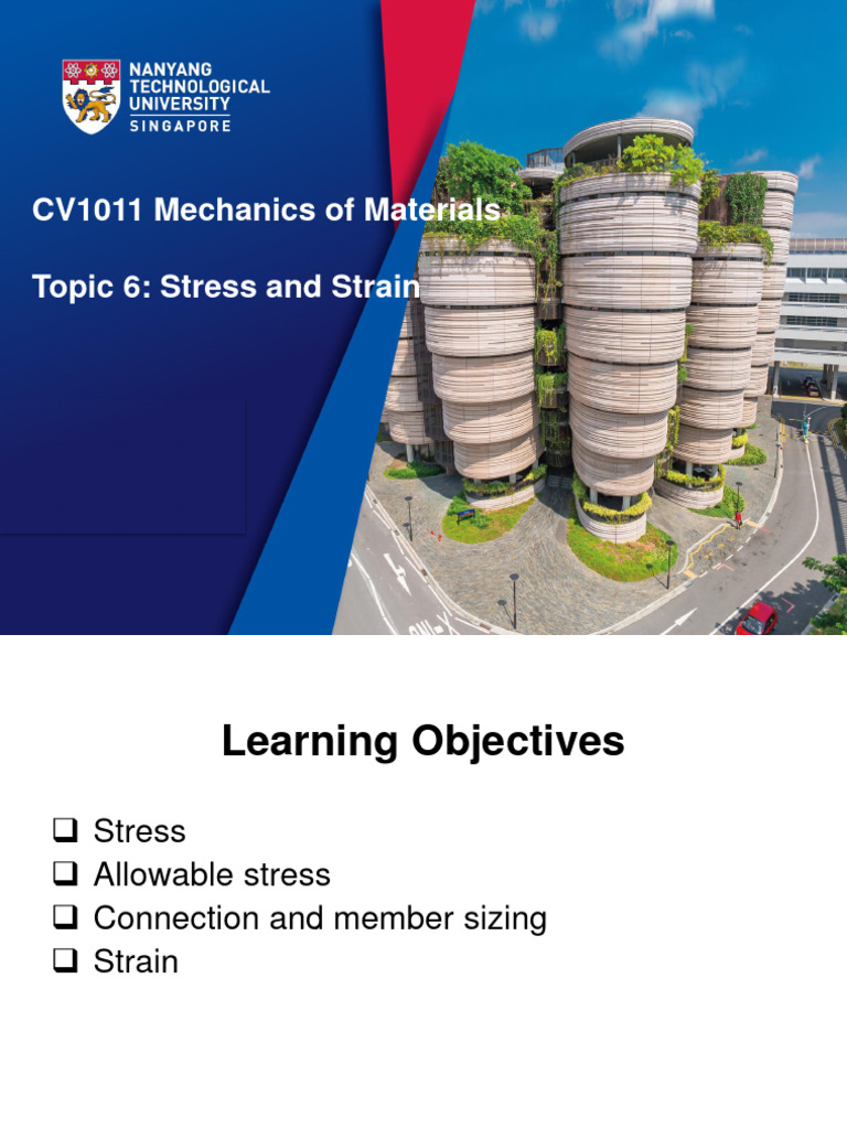Mechanics of Materials: Stress & Strain | PDF | Stress (Mechanics) | Force
