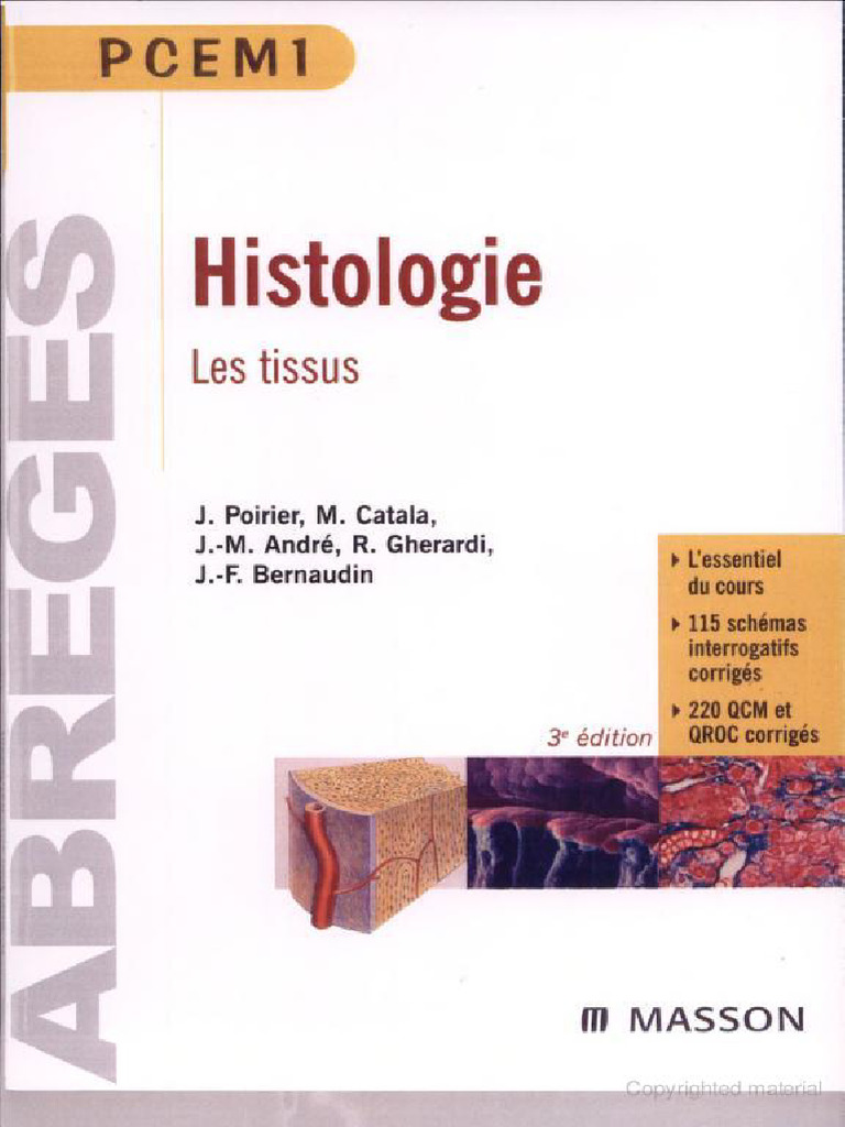 Histologie Les Tissus Pcem1 | PDF