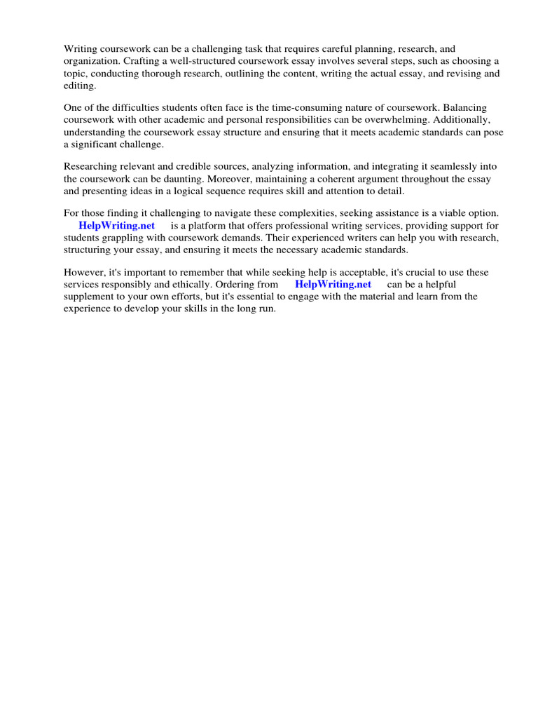 Coursework Essay Structure | PDF | Essays | Macbeth