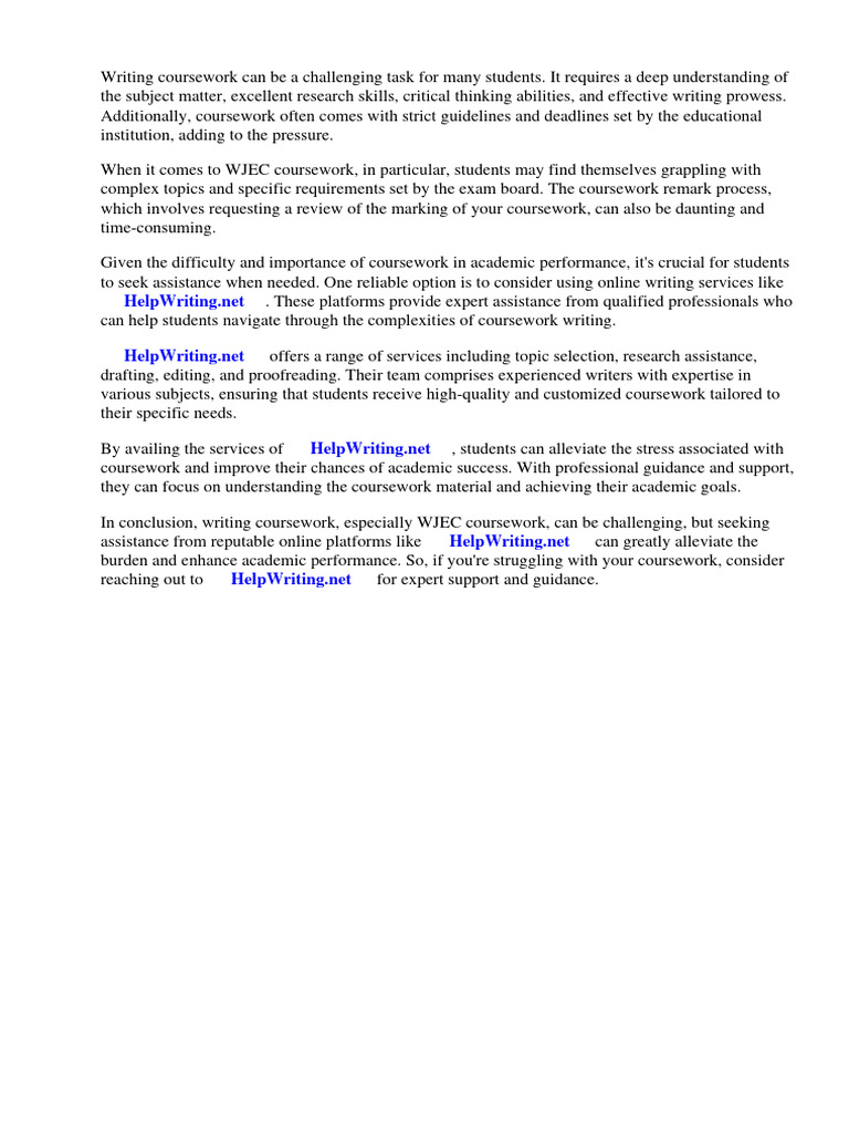 Wjec Coursework Remark | PDF | Facebook | Linked In