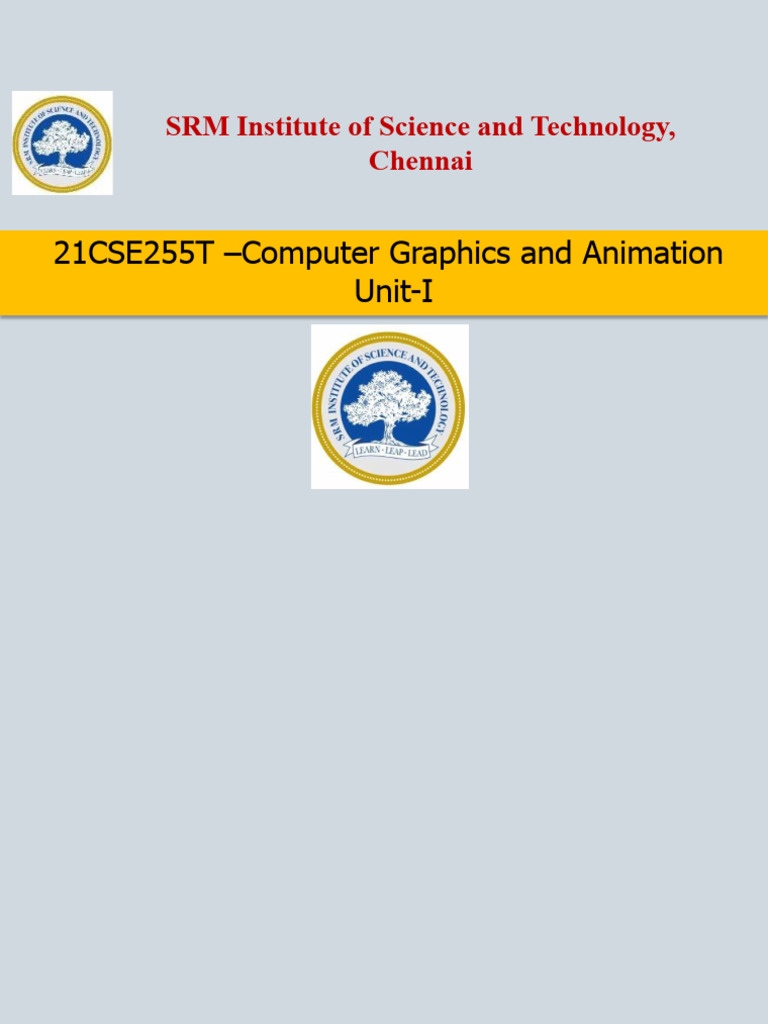 Unit-I Cga | PDF | Computer Graphics | Touchscreen