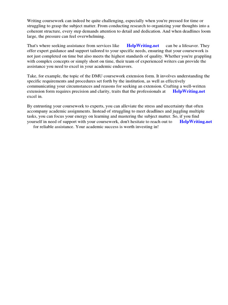 Dmu Coursework Extension Form | Download Free PDF | Microsoft Excel ...