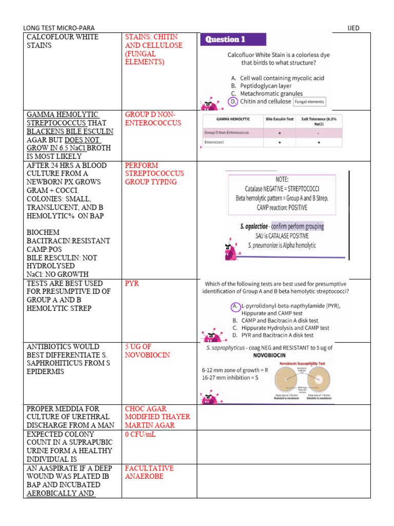 Calcoflour White Stains | PDF | Streptococcus | Microbiology