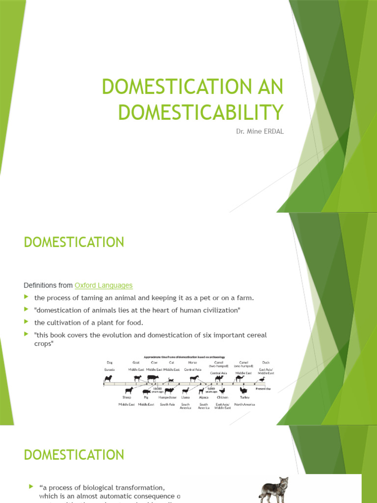 Lec5 - Domestication | PDF