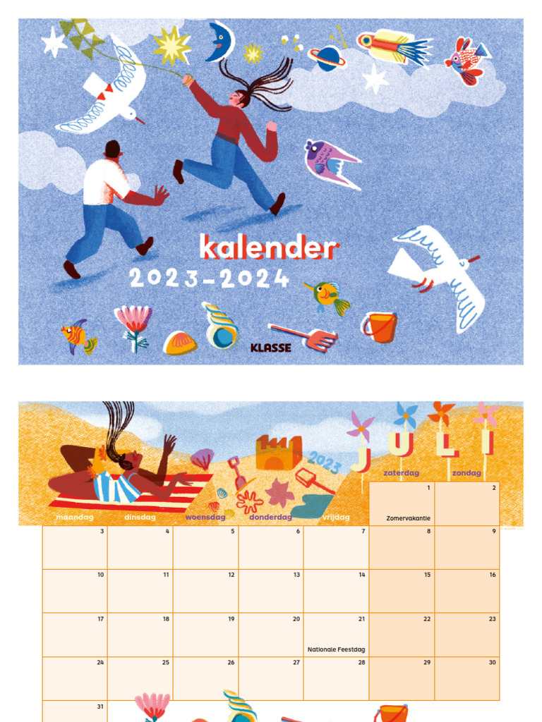 KL Maandkalender 2023-2024 Invulbaar 1 | PDF