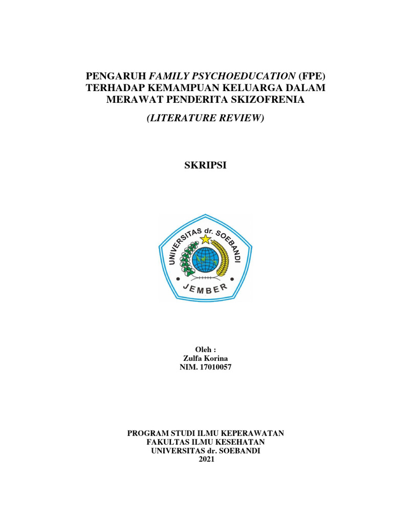 Psikoedukasi Keluarga Jiwa | PDF