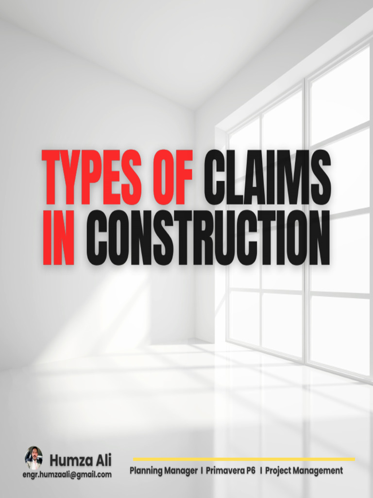 Types of Claims Used in Construction | PDF | Liquidated Damages | Damages