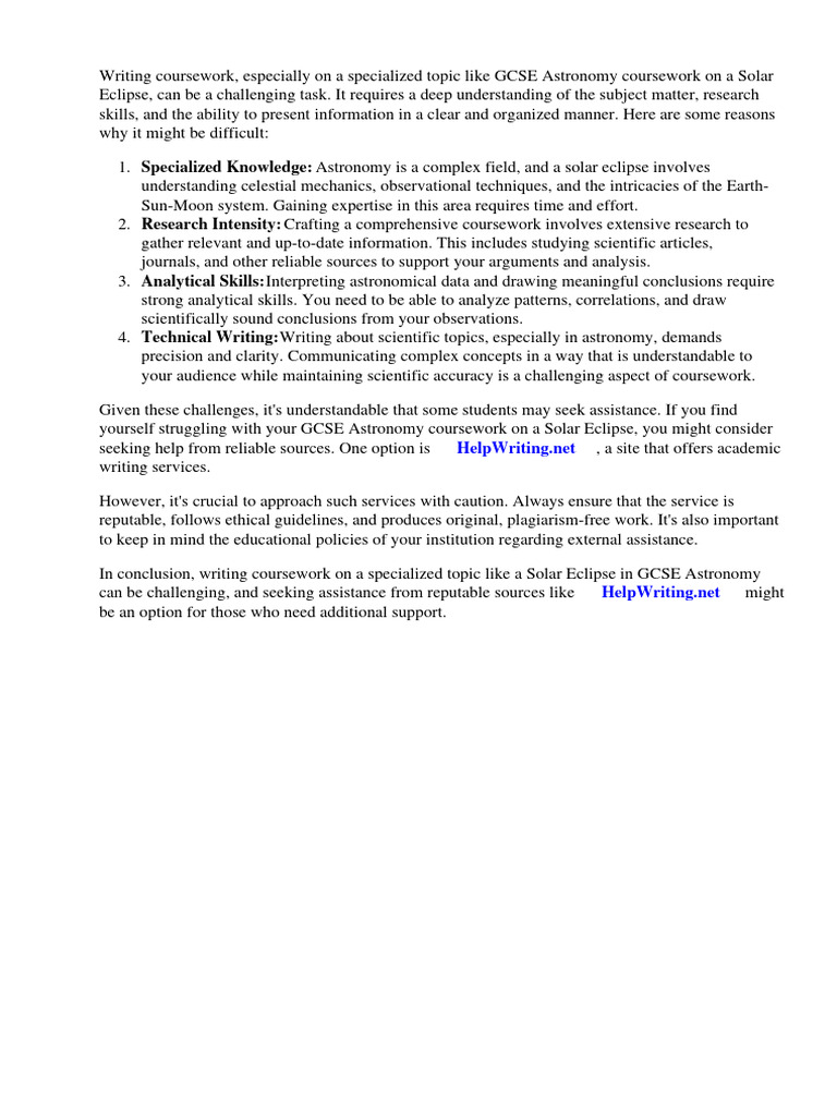 Gcse Astronomy Coursework Solar Eclipse | PDF | Solar Eclipse | Moon Gcse Astronomy Coursework Solar Eclipse | PDF | Solar Eclipse | Moon
