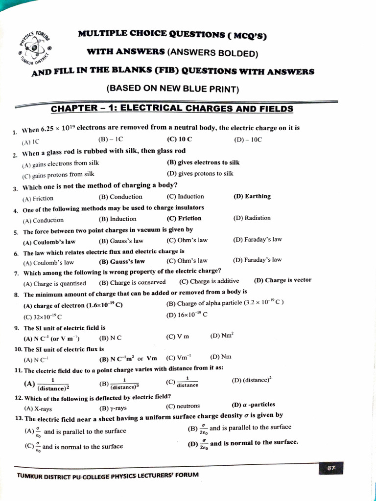 Multiple: Questions | PDF | Capacitor | Capacitance
