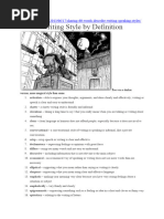 60 Words to Describe Writing Styles | PDF | Writing | Human Communication