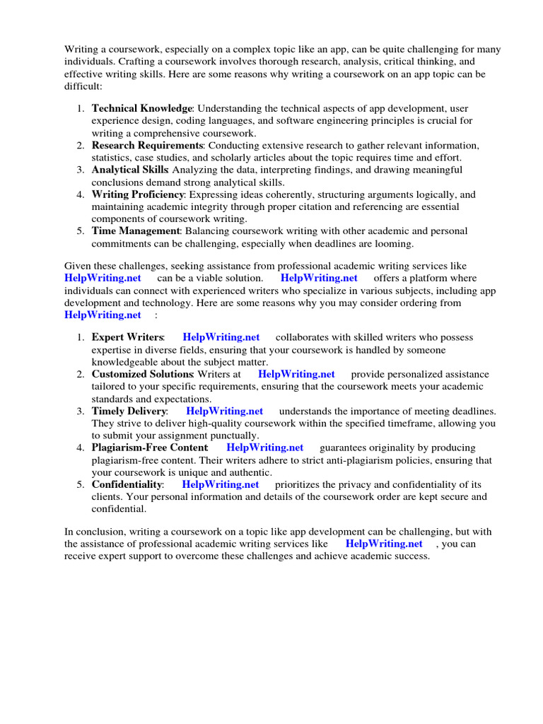Coursework App | PDF | Educational Technology | Expert