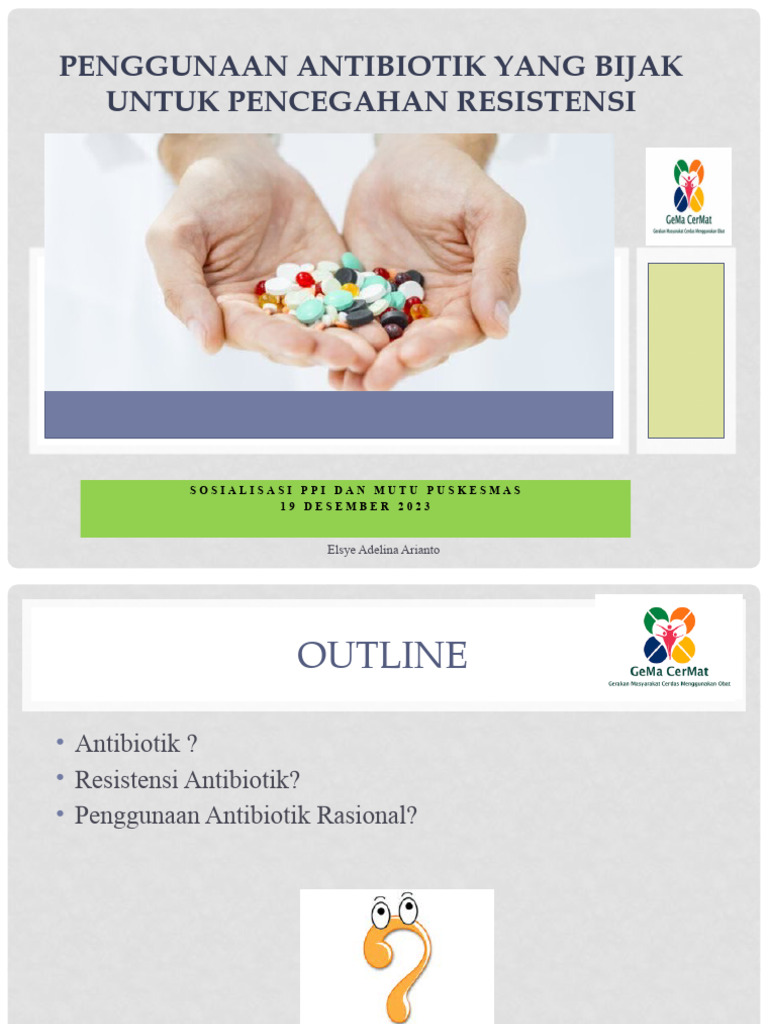 Penggunaan Antibiotik Yang Bijak | PDF | Sains & Matematika