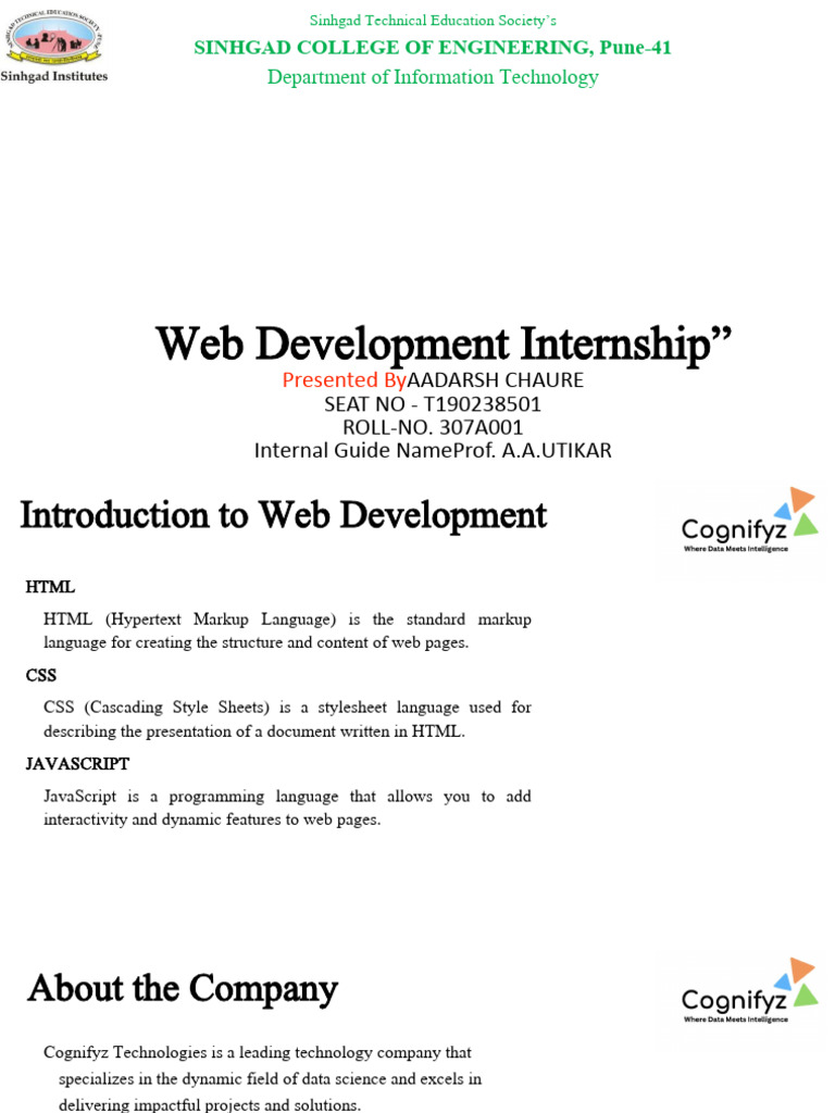 Aadarsh PPT Web | PDF