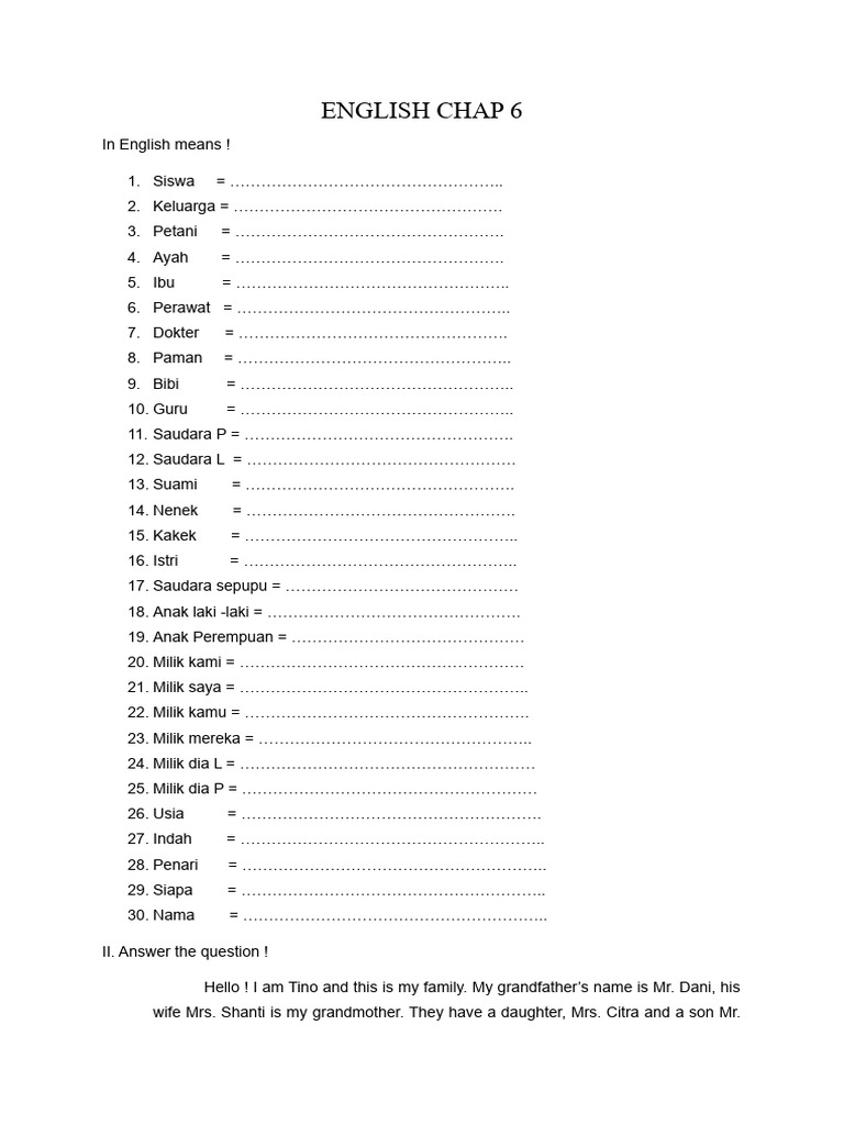 English Chap 6 | PDF