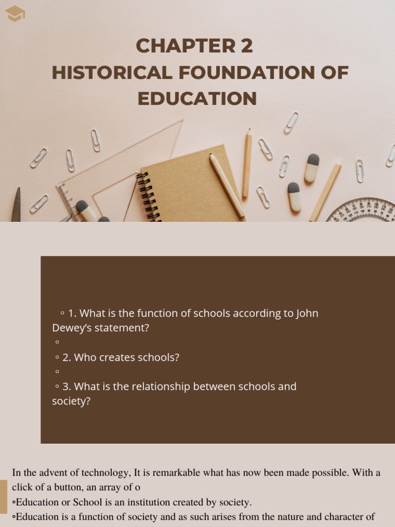 Historical Foundations of Education | PDF