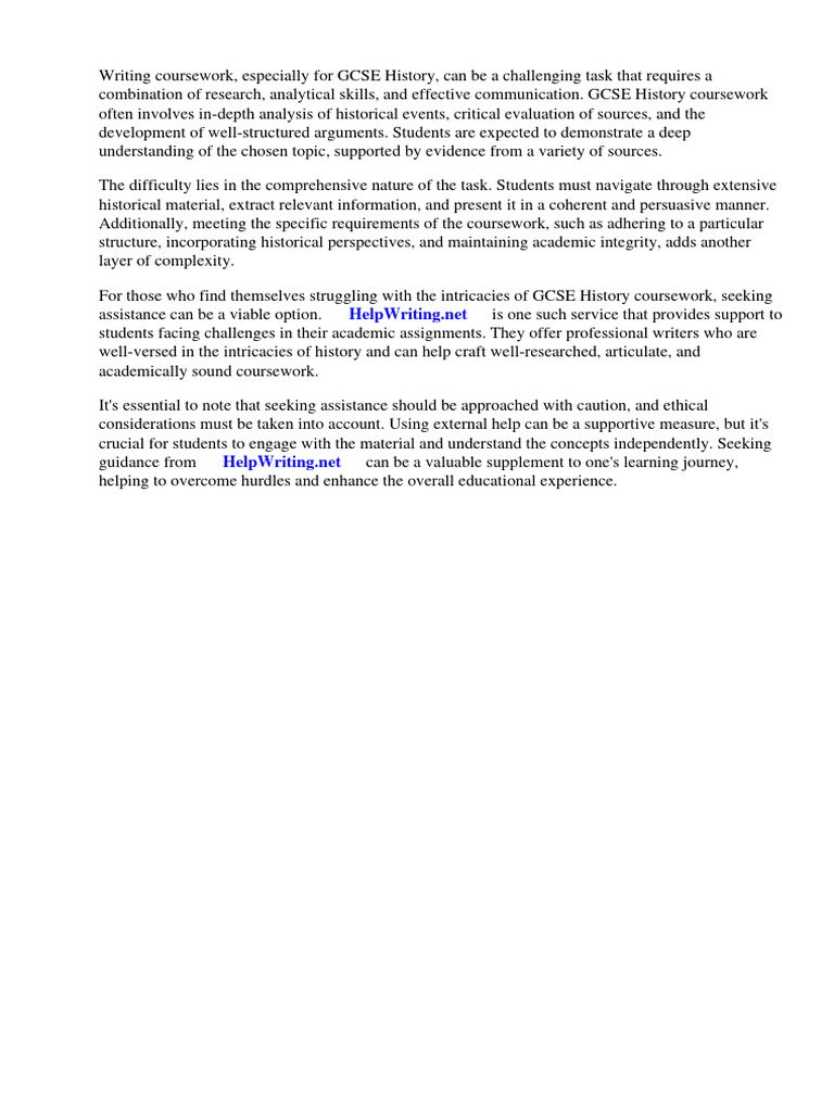 Gcse History Coursework 2014 | PDF | Nazi Germany