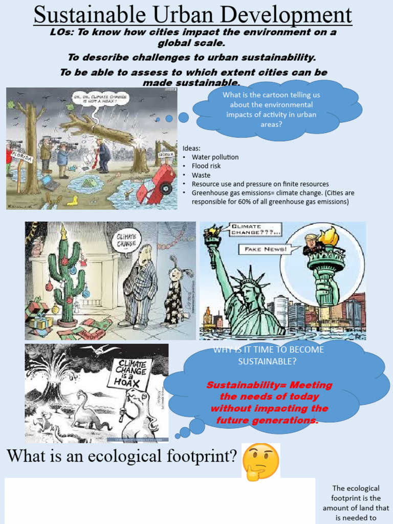 Sustainable Urban Development | PDF | Sustainability | Urbanization