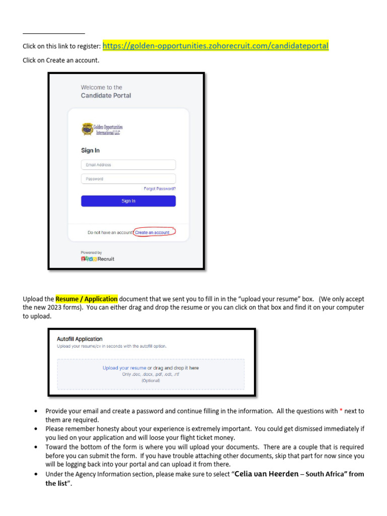 Register for Golden Opportunities 2023 | PDF | Résumé | Http Cookie